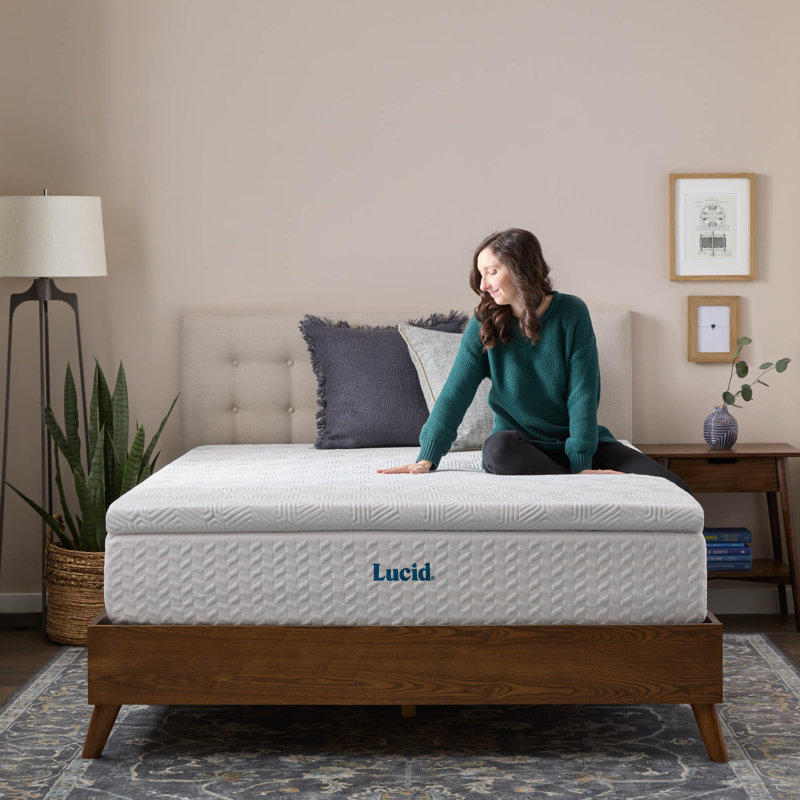 Lucid twin xl mattress topper store